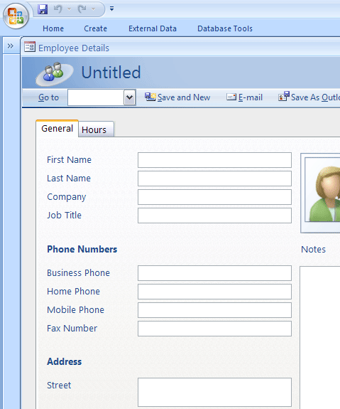 Time Card Template Time Billing Template MS Access Templates