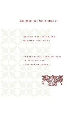 Wedding Program Publisher Template - piratebayfield